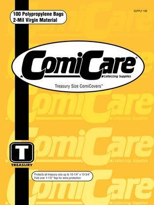 COMICARE TREASURY SIZE PE BAGS (PACK OF 100) (NET) – Cover Price Comics